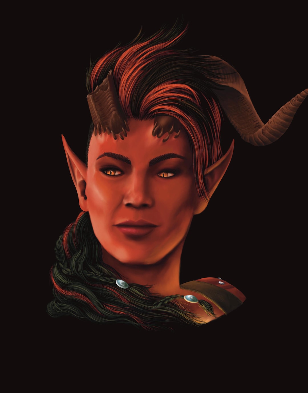 Karlach - Baldur's Gate 3 - Art Fanart - Print 11x14 - Etsy