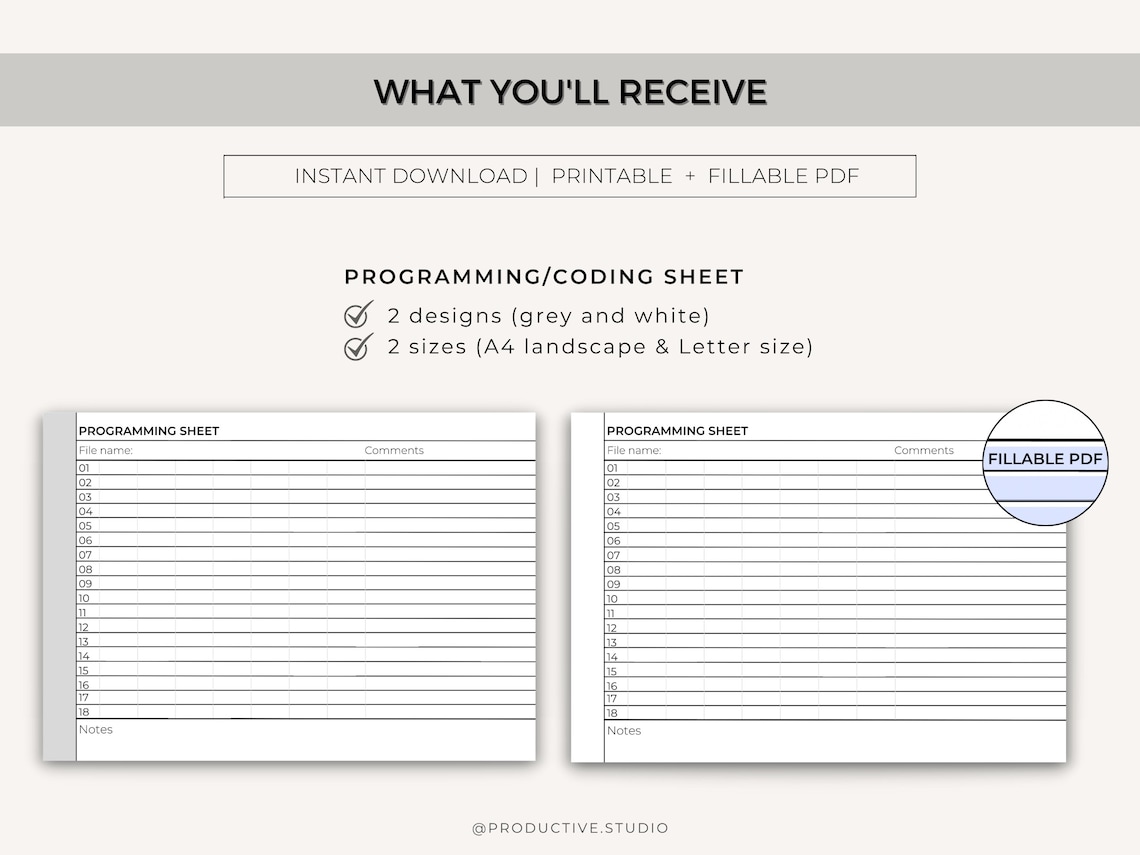 Programming Coding Notes Programming Template Programming Cornell 5314