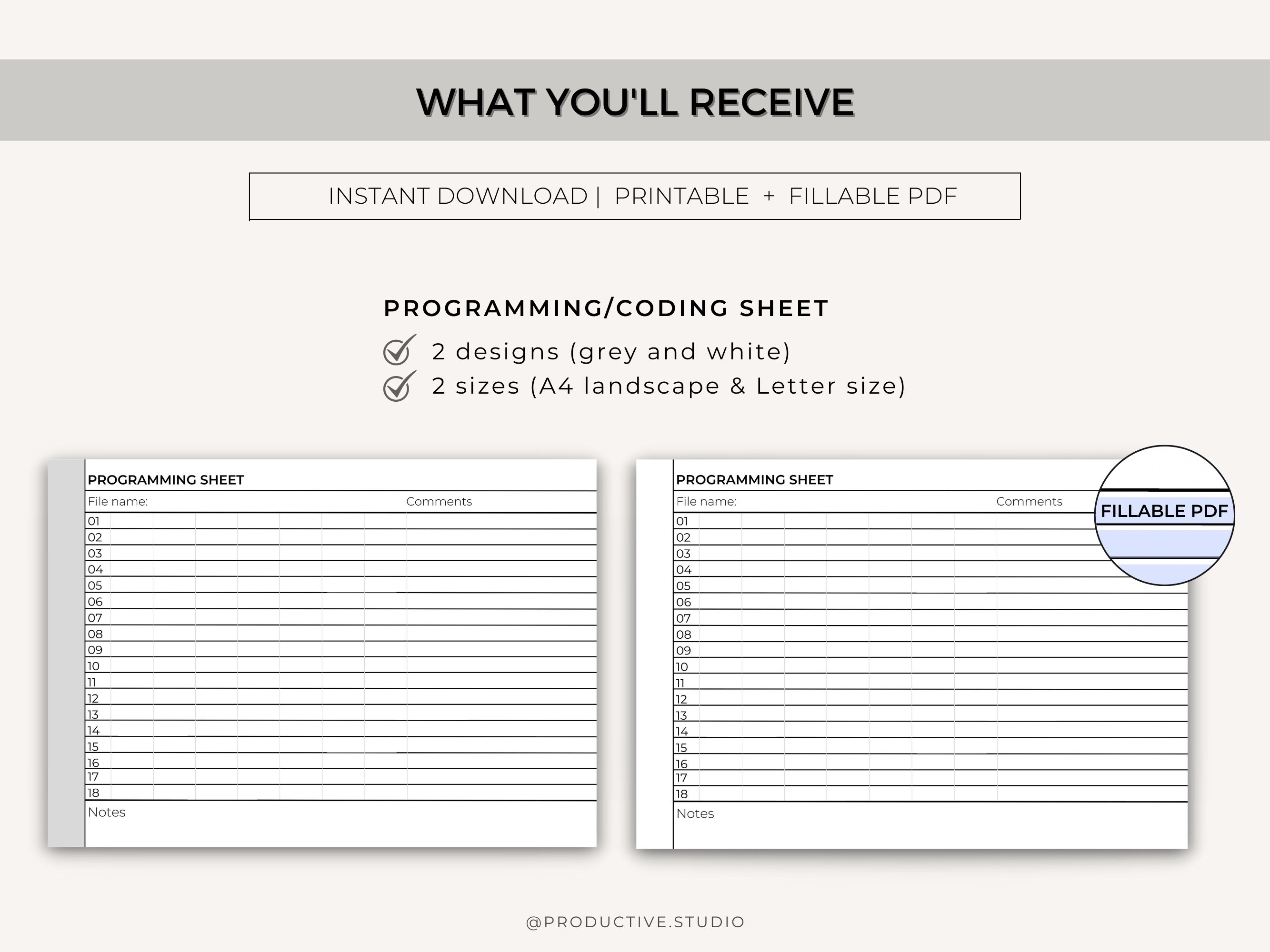 Programming Coding Notes Programming Template Programming Cornell Notes Template Instant