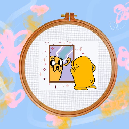Adventure Time Jake Cross Stitch Pattern - Etsy