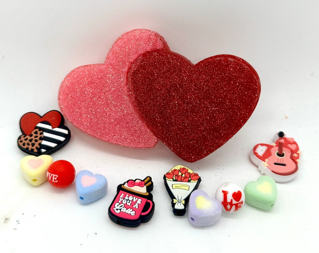 Heart Freshies, Double Heart Valentine Freshie, Heart With Arrow ...