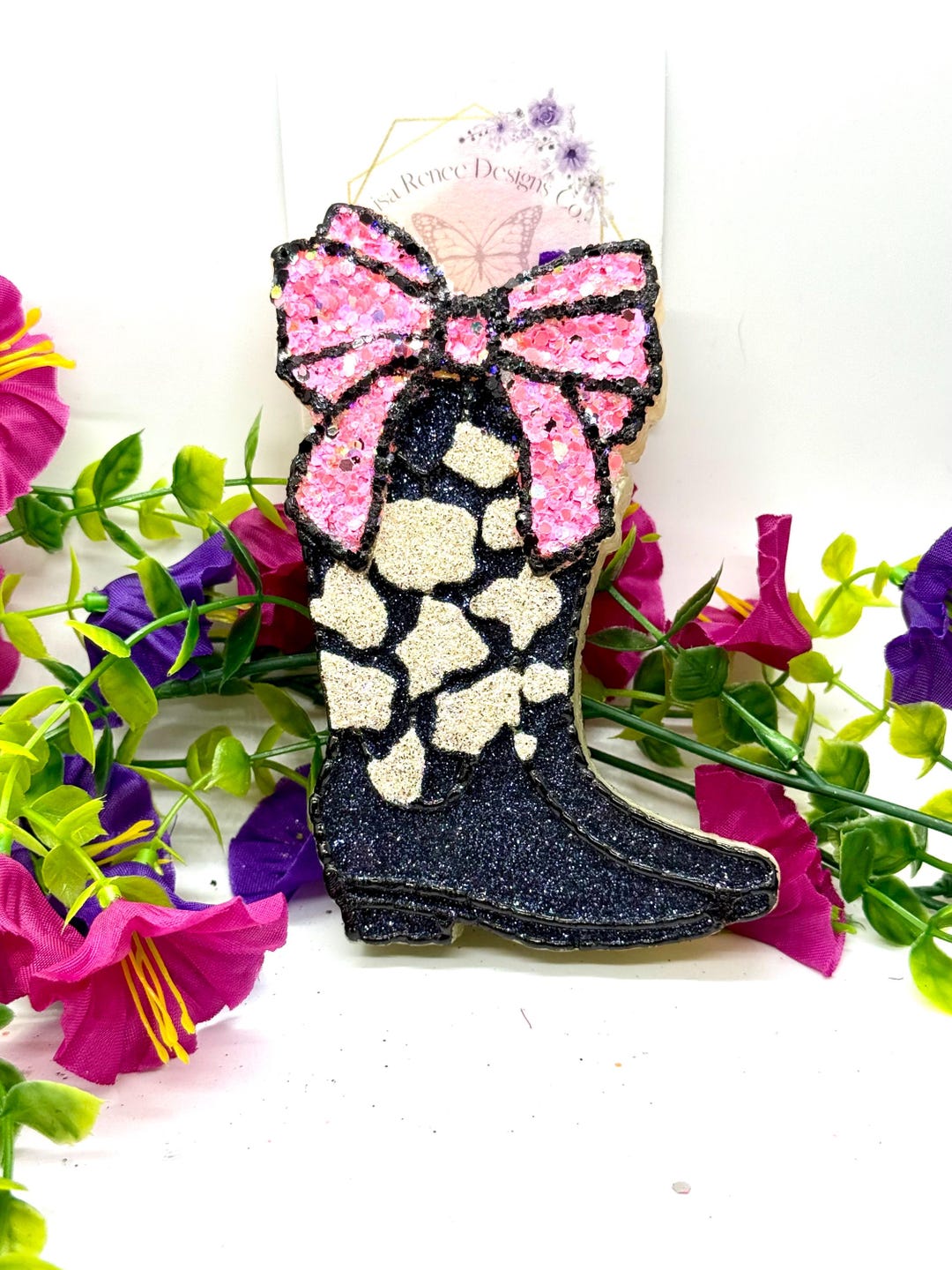 Cowgirl Boot Car Freshie, Pink Bow, Aroma Bead Air Freshener - Etsy