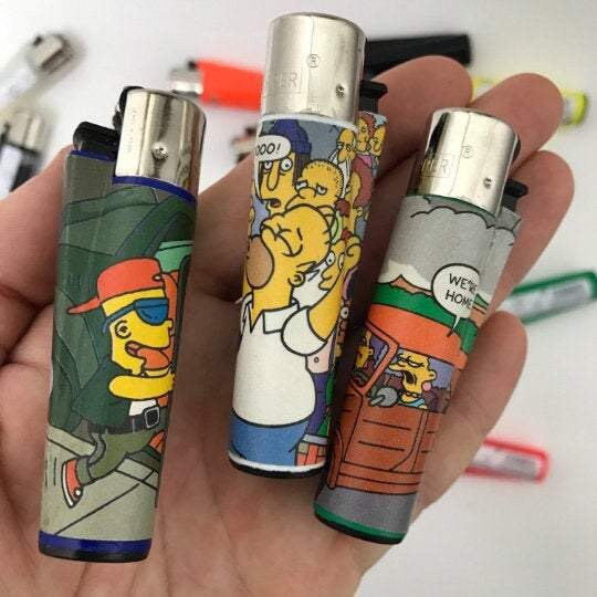 Art & Collectibles 1 custom The Simpsons Clipper lighter Other ...