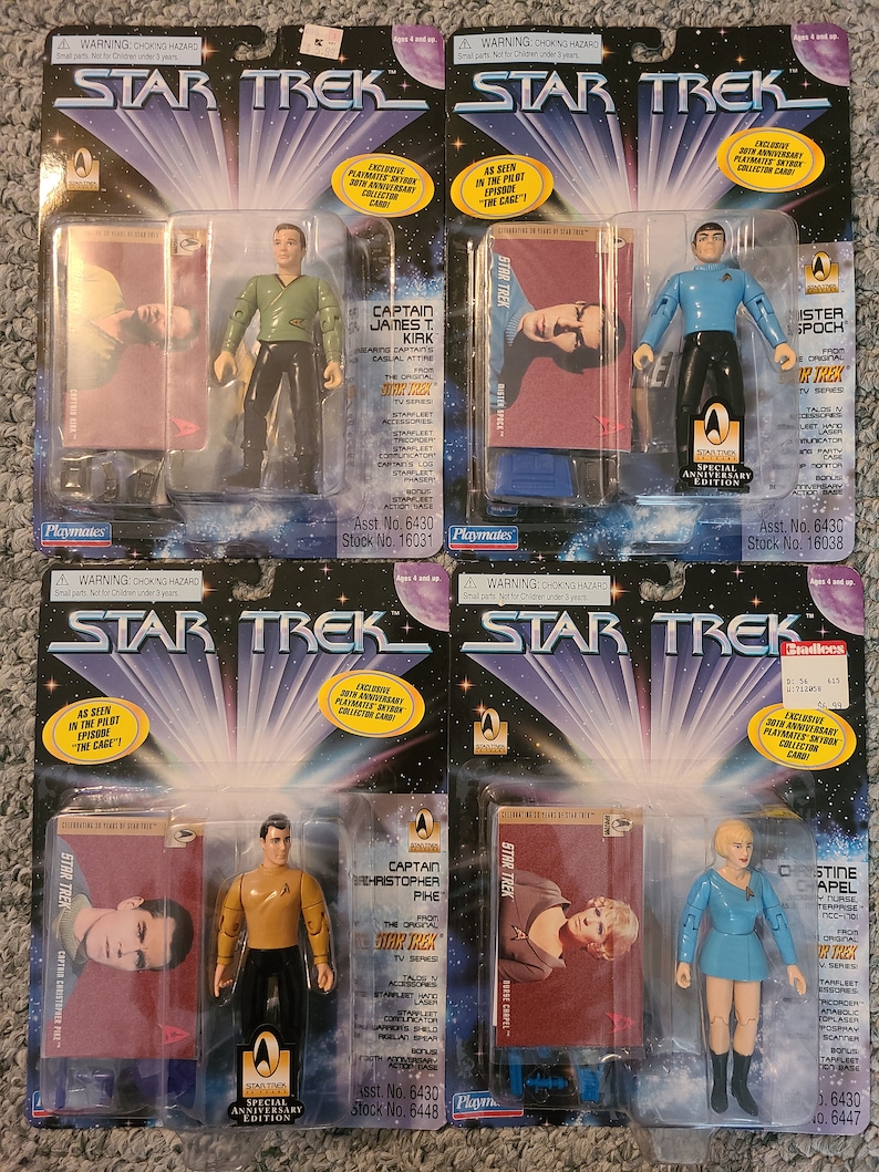 Star Trek Action Figures classic Star Trek Star Trek TNG - Etsy