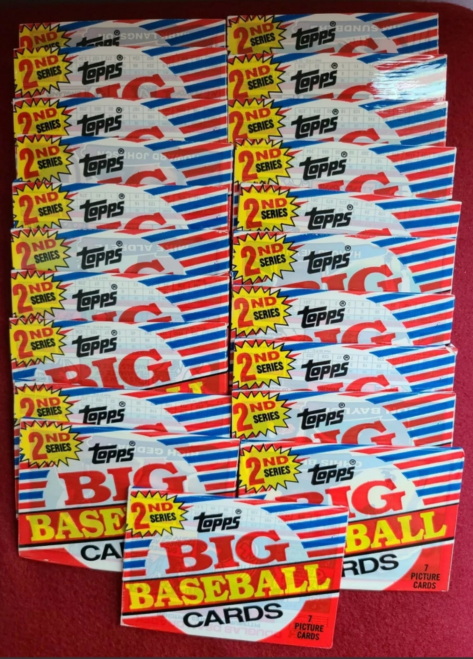 1985 Topps Super Set 1988 & 1989 Topps Big Baseball Cards - Etsy