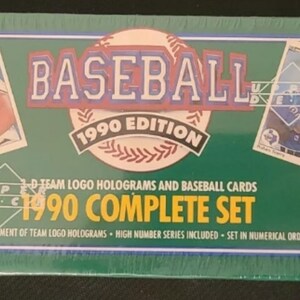 Upper Deck Baseball Factory Sets 1989 To 1991 And 1991 Upper - Etsy