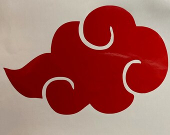 Akatsuki Cloud Car Decal | Etsy