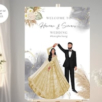 Maharashtrian Wedding Welcome Sign, Indian Wedding Welcome Board for ...