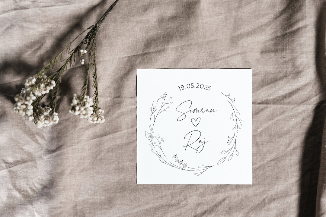 Wedding Logo | Indian Wedding Emblem | Luxury Wedding Monogram | Rustic ...
