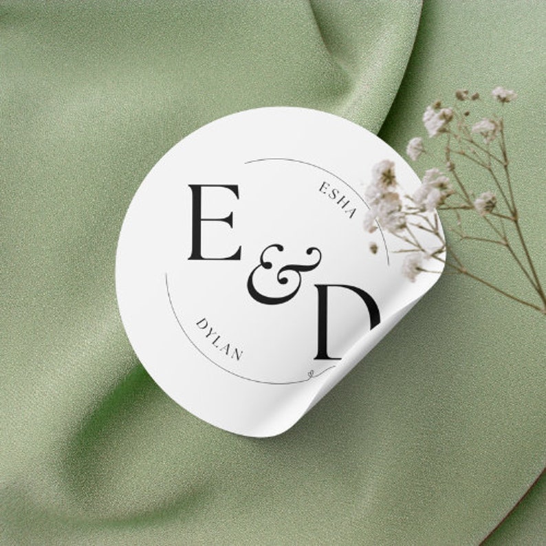 Wedding Logo | Indian Wedding Emblem | Luxury Wedding Monogram With ...