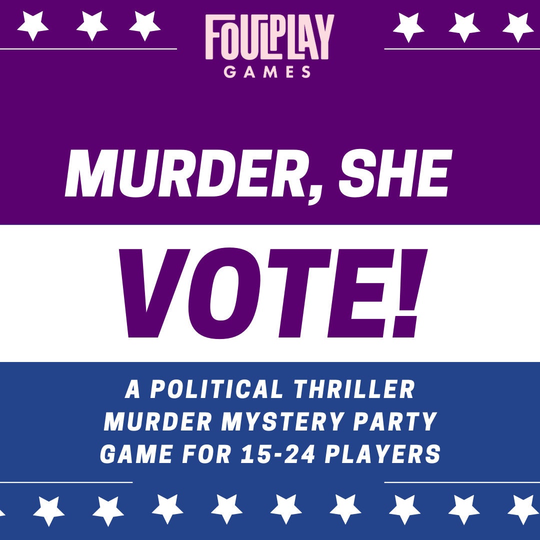 Political Murder Mystery Party Game/15-24 Players/instant Download ...