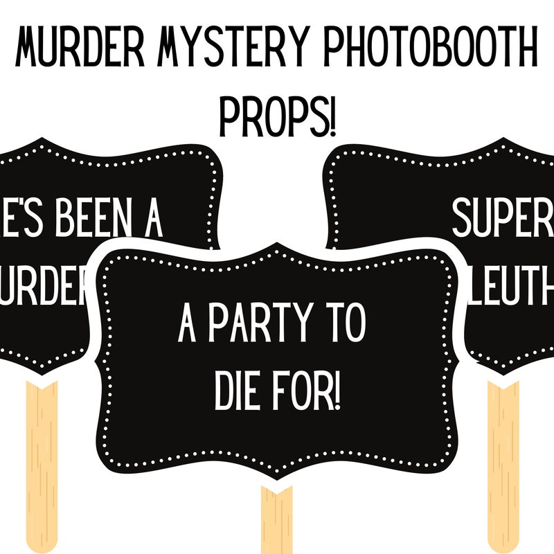 Murder Mystery Decorations - Etsy UK