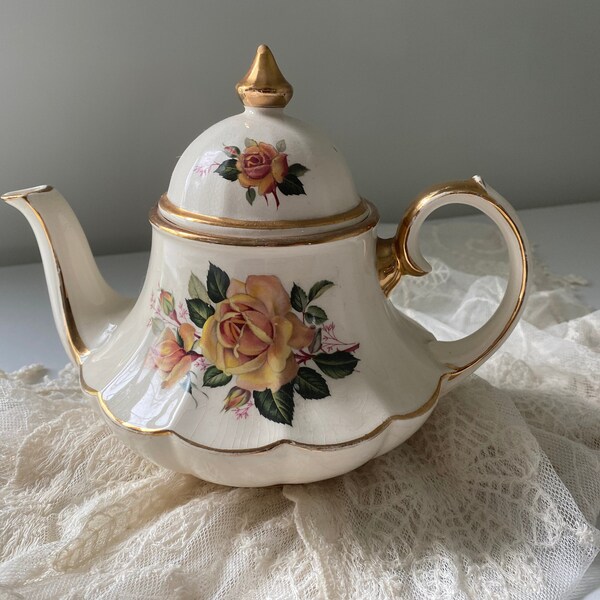 Antique English Teapot - Etsy