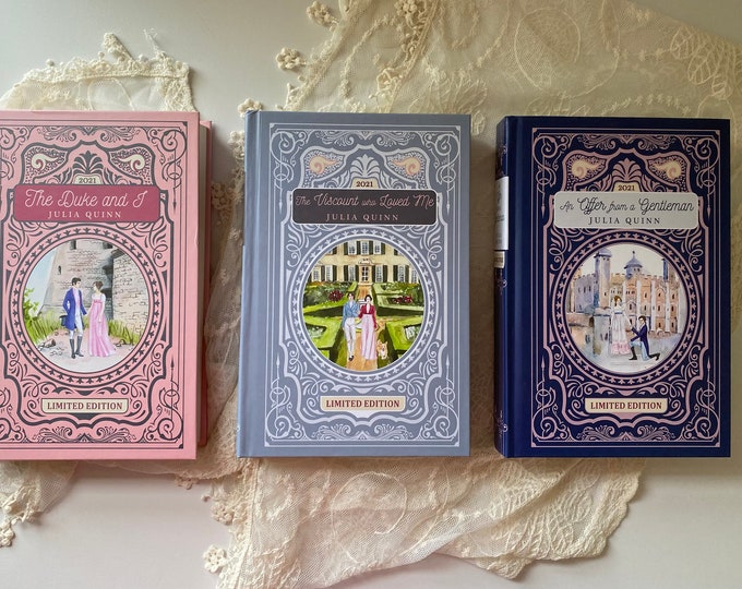 Beautiful Special Edition Bridgerton Book Series Books 1-3, Julia Quinn ...