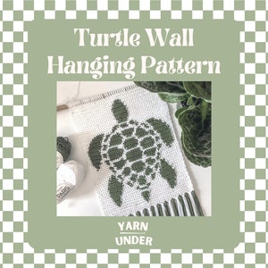 PDF | Crochet Turtle Wall Hanging Pattern | Crochet Home Decor ...