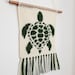 PDF Crochet Turtle Wall Hanging Pattern Crochet Home Decor Tapestry Sea ...