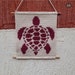 PDF Crochet Turtle Wall Hanging Pattern Crochet Home Decor Tapestry Sea ...
