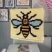 PDF | Bee Wall Hanging Pattern | Crochet Home Decor | Tapestry ...