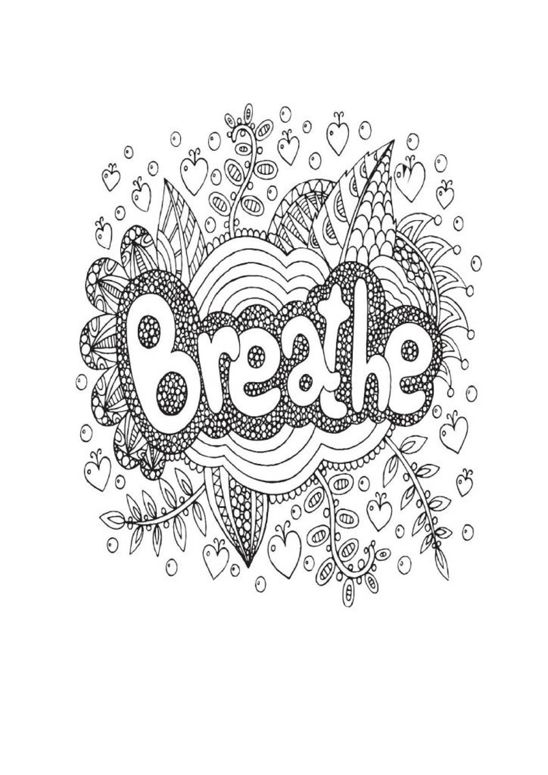 20 Minimalist Adult Coloring Pages - Etsy