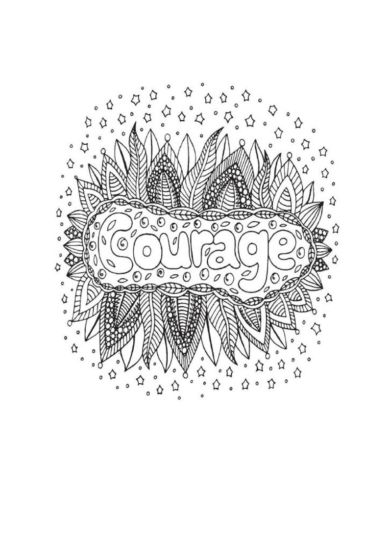 20 Minimalist Adult Coloring Pages - Etsy