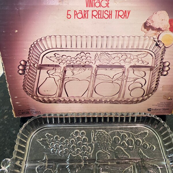 Vintage Relish Tray - Etsy