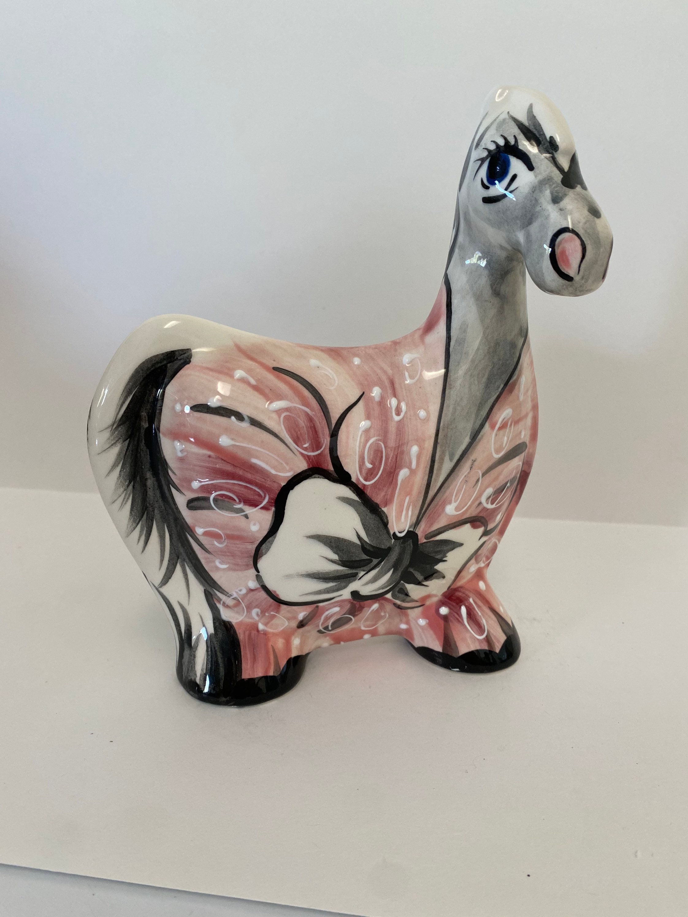 Turov hand crafted ceramic cow sculpture - munimoro.gob.pe