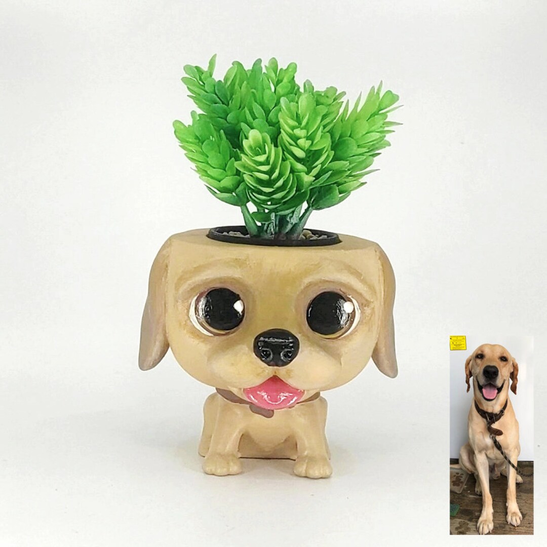Custom Dog Pot, Custom Dog Planter, Personalized Dog Planter, Dog Pop ...