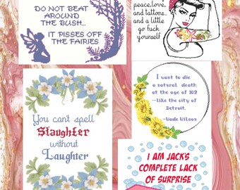 The Fifth Element Ruby Rhod Super Green Silouette Cross Stitch - Etsy