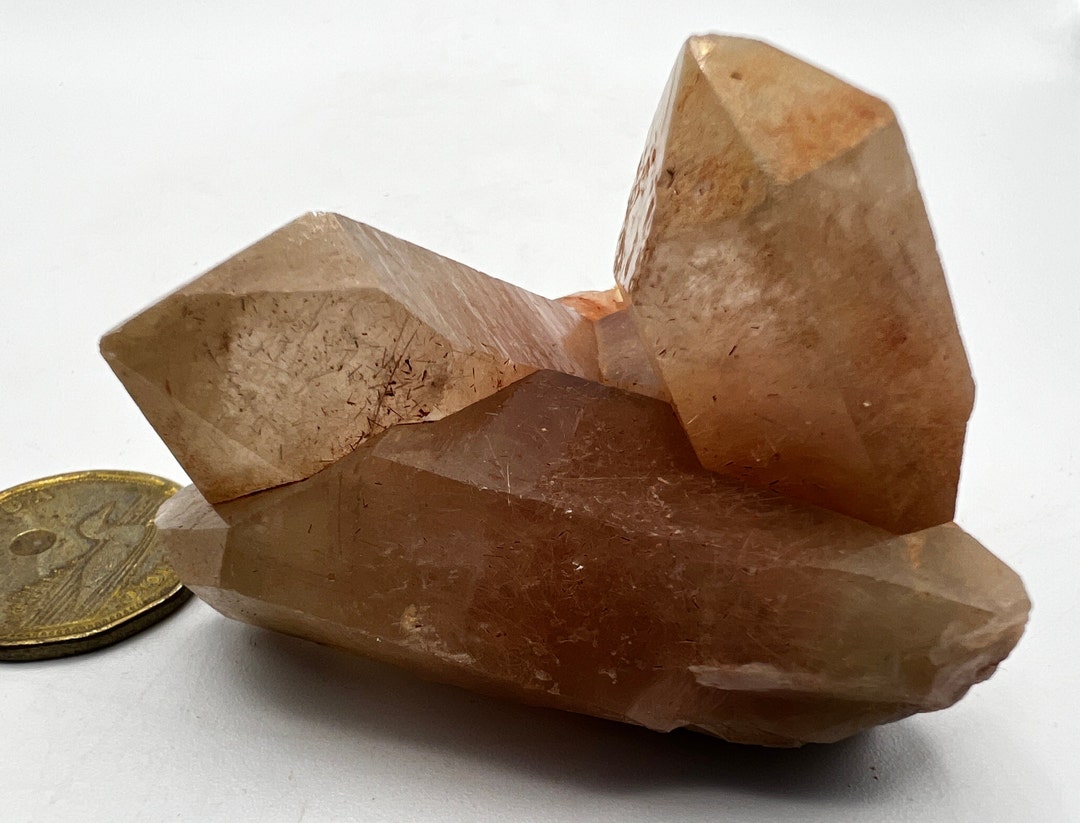 Red Included Quartz Geode, Géode De Quartz a Inclusions Rouge - Etsy