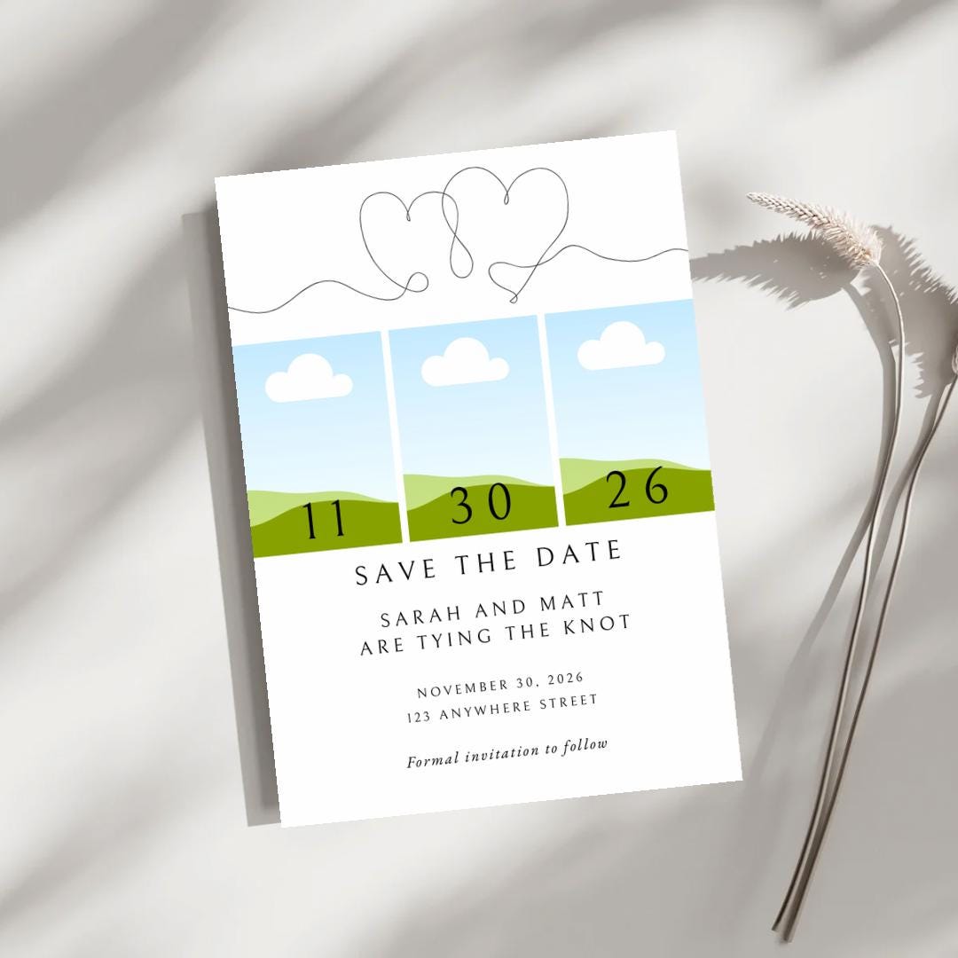 Customizable Save the Date Cards – Personalize Your Wedding ...
