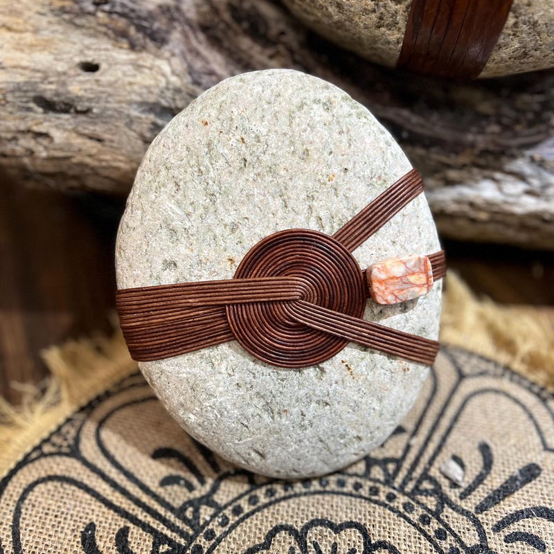 Wrapped Rock - Etsy