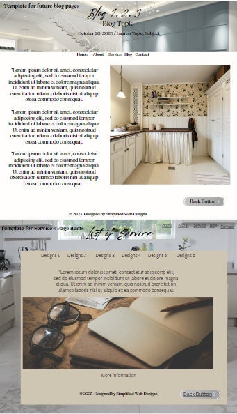 Canva DIY Website Template Theme for Business Entrepreneurs, Coaches ...