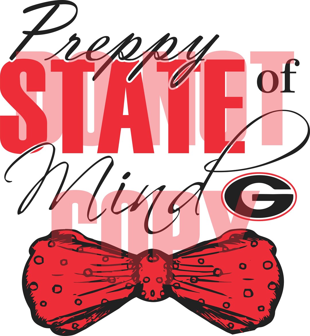 Preppy State of Mind UGA Instant Digital Download - Etsy
