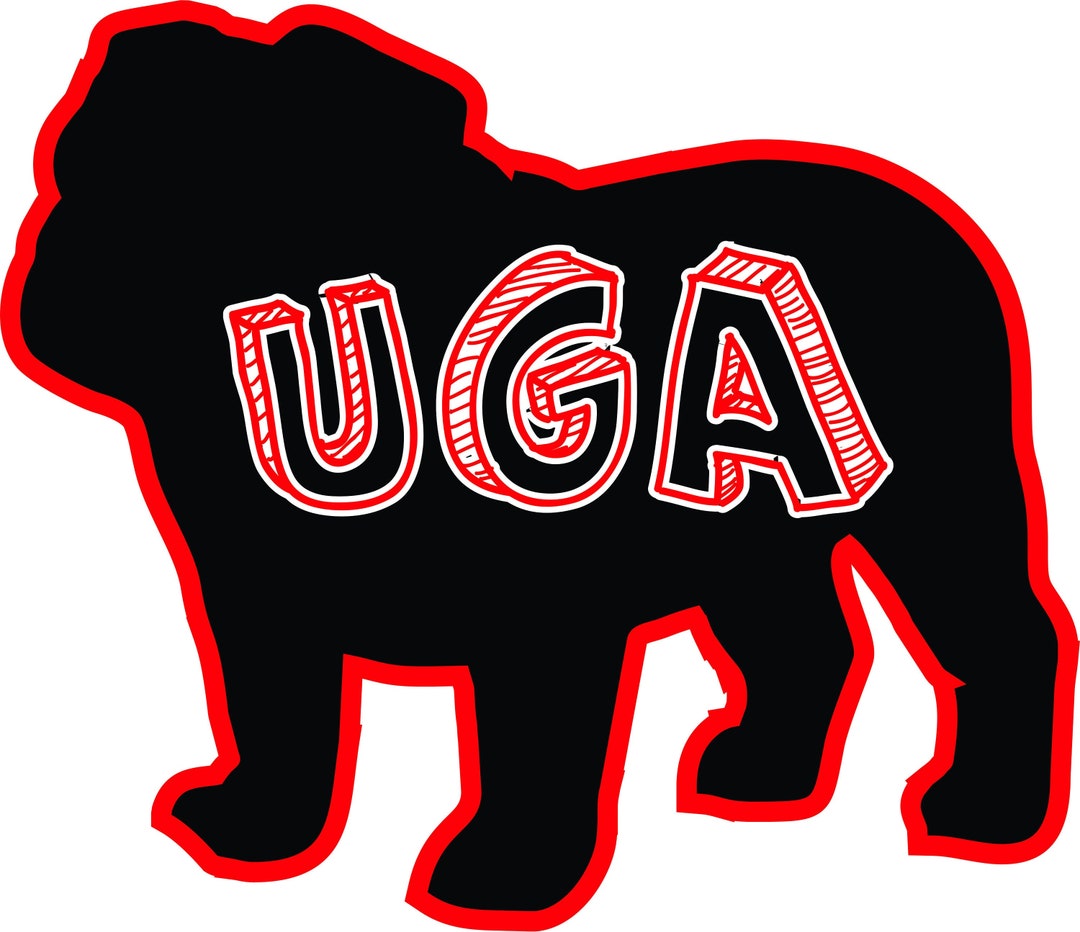 UGA Bulldog Cut File SVG, EPS, Pdf Digital Download - Etsy