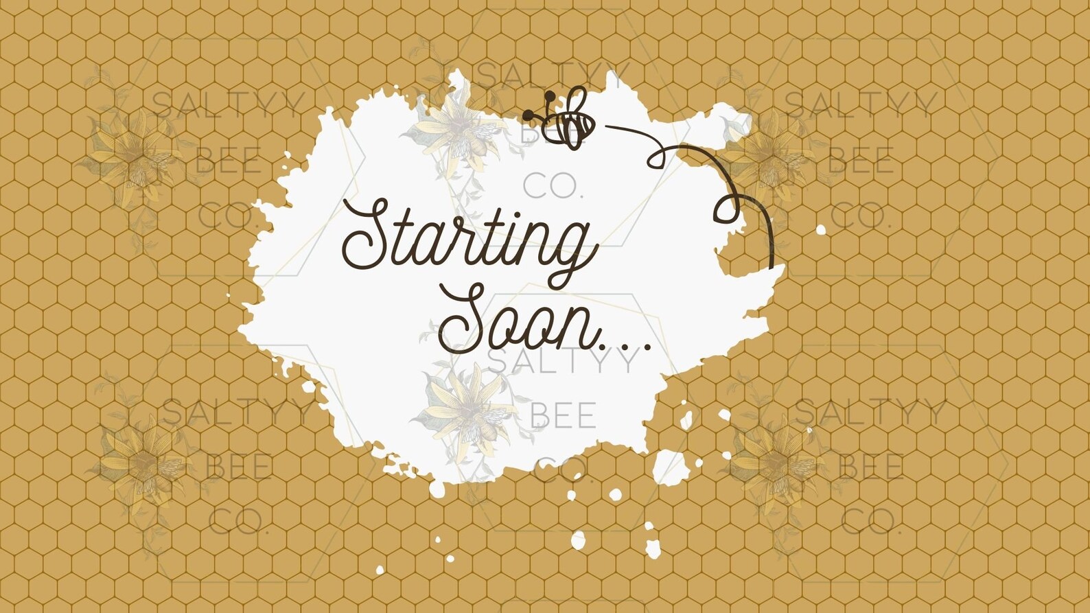 Static Bee Full Package Overlays Stream Twitch Honey overlay - Etsy