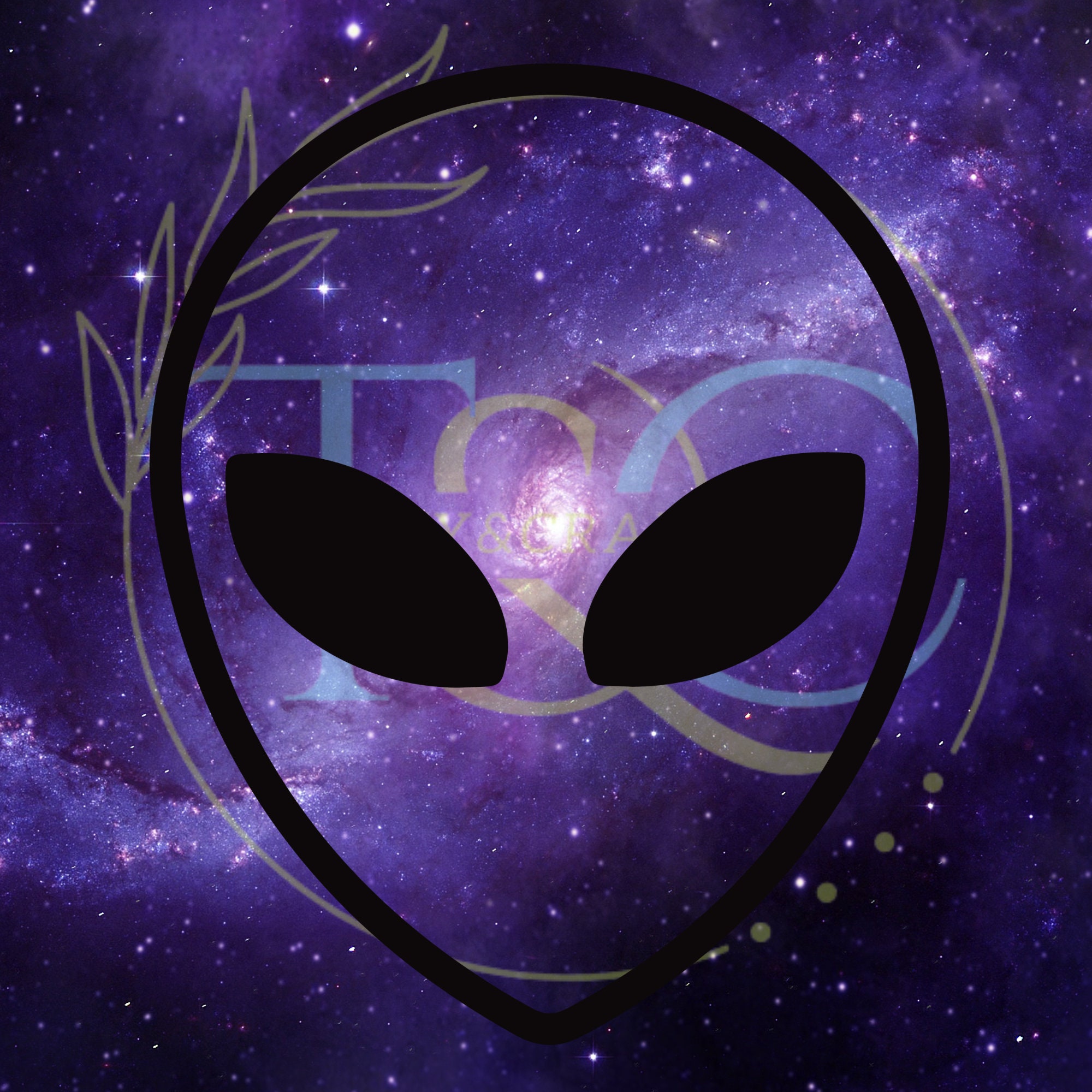 Alien Face Bundle, Design Files for Cricut, Silhouette Cut Files, Alien ...