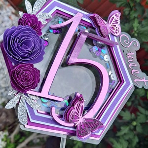 Sweet 15 Cake Topper, Cake, Topper, Cake Topper, Sweet 15, Celebration ...