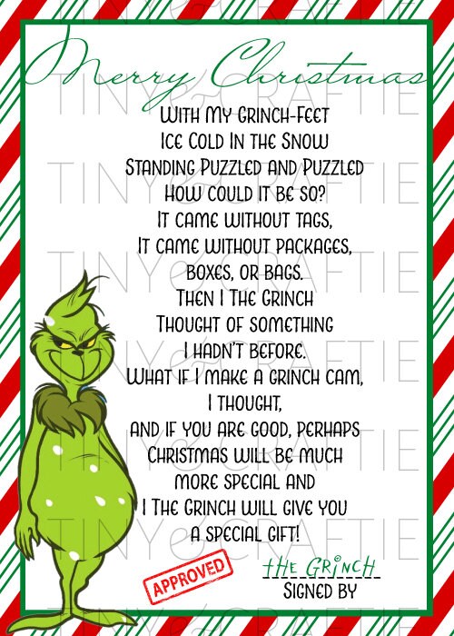 Grinch Poem