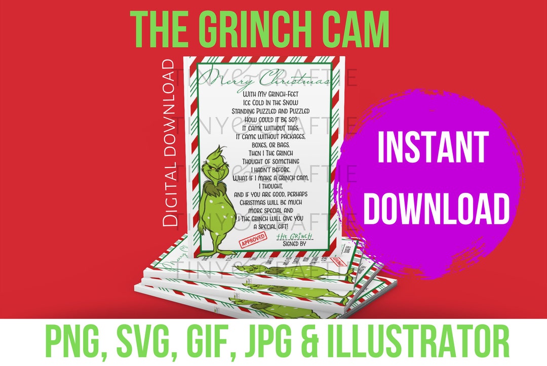 ENGLISH the Grinch Exclusive Christmas Letter for Grinch Cam - Photo of ...