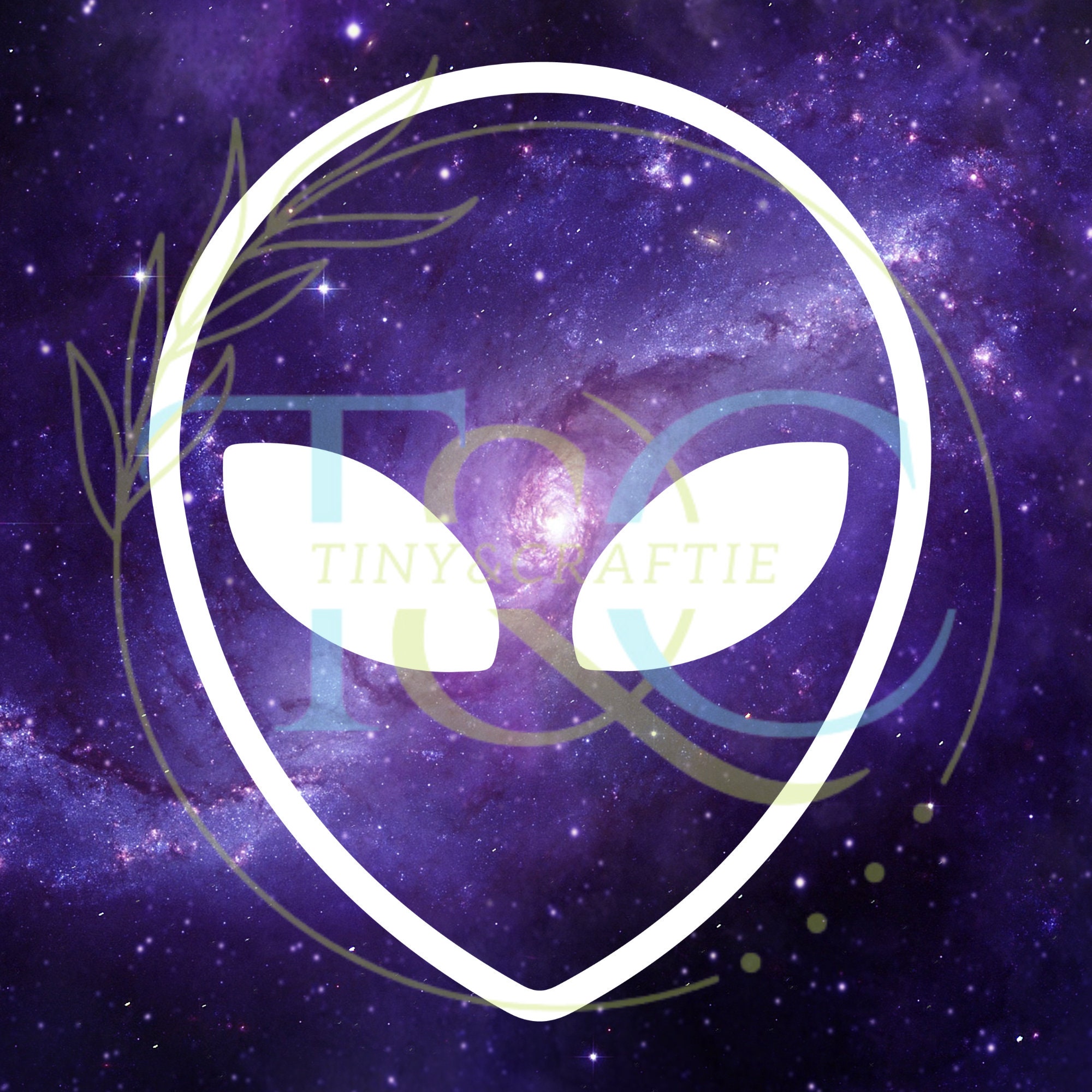 Alien Face Bundle, Design Files for Cricut, Silhouette Cut Files, Alien ...