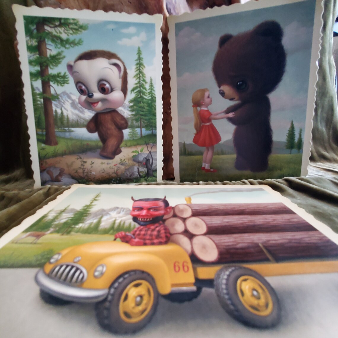 Mark Ryden's Tree Show Postcard set of 3 | Etsy