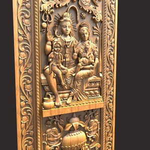 3D STL Design of Shiva Door FOR CNC Carving - Etsy UK