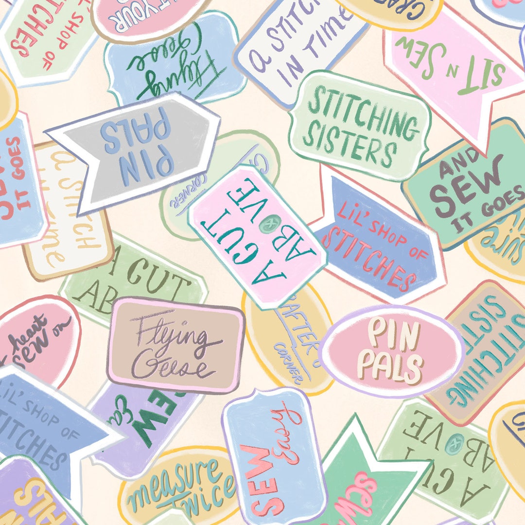 Shop Hop Fabric by the Yard, Maywood Studio, Quilty Road Signs ...