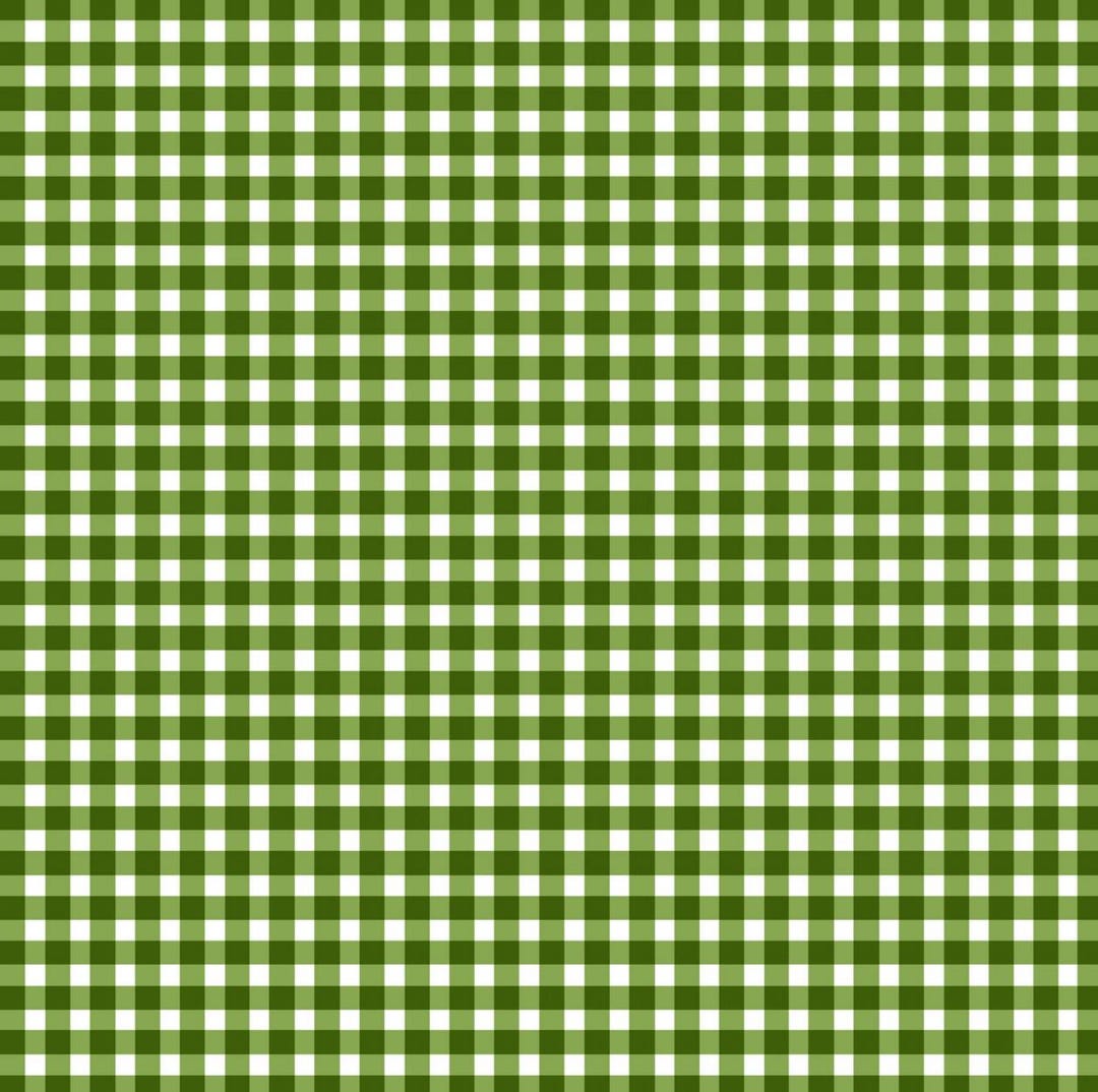 Beautiful Basic Classic Checks, Leaf Green by Maywood Studio, Fabric by ...