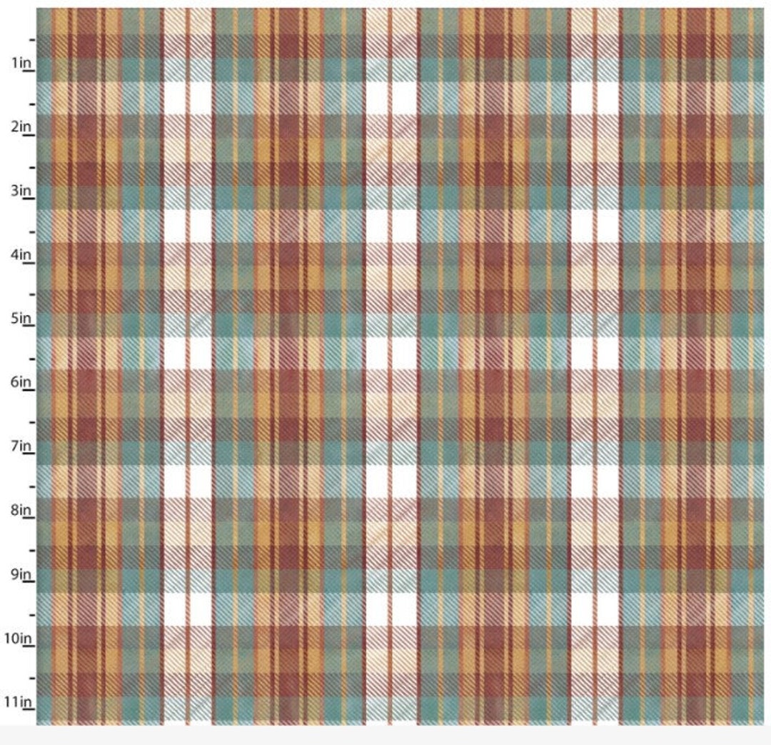 Harvest Plaid - Pumpkin Please by 3 Wishes, 22206-MLT - Etsy