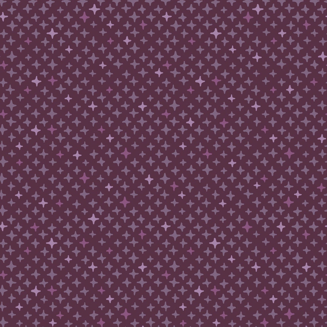 Saguaro Shining Stars in Violet for Maywood Studio Fabric by - Etsy