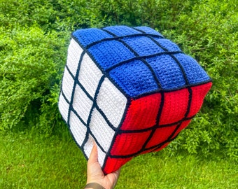 Dripping Rubik's Cube C2C Crochet Pattern Download - Etsy