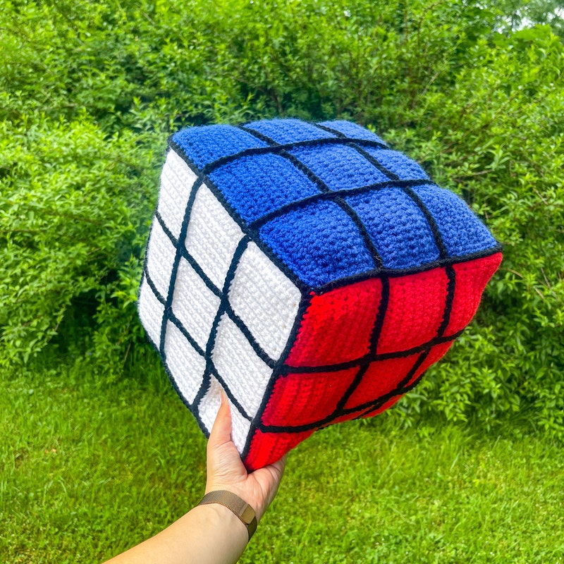 Rubiks Cube Pillow - Etsy