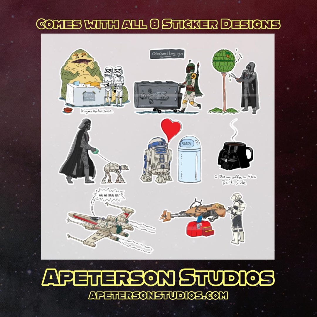 Galactic Empire -star Wars Inspired | Waterproof | Vinyl Sticker - Etsy