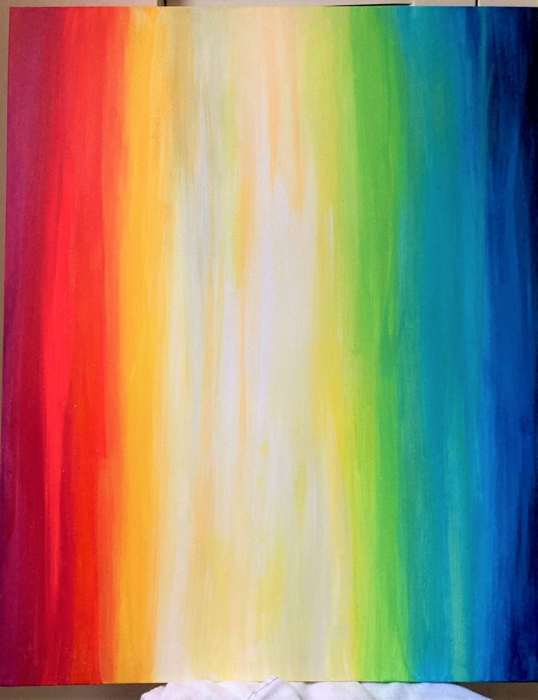 Abstract Art Rainbow Art - Etsy